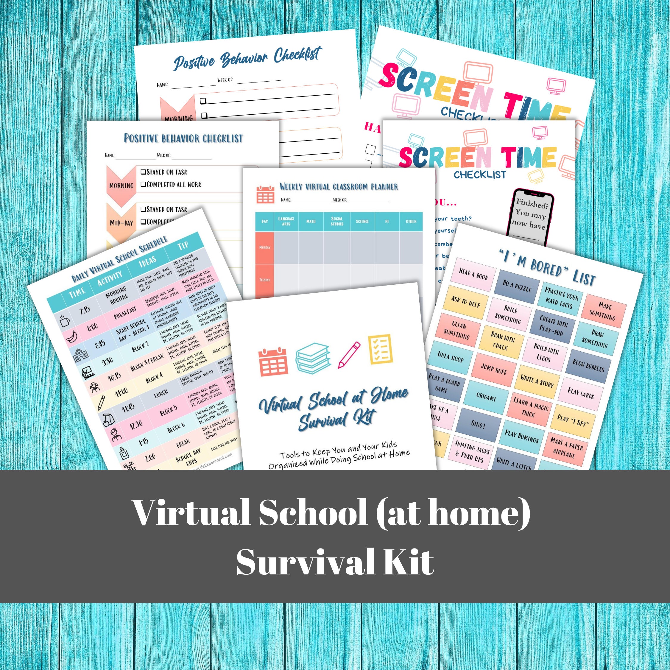 Homeschool Survival Kit Homeschool Planner School Planner - Etsy