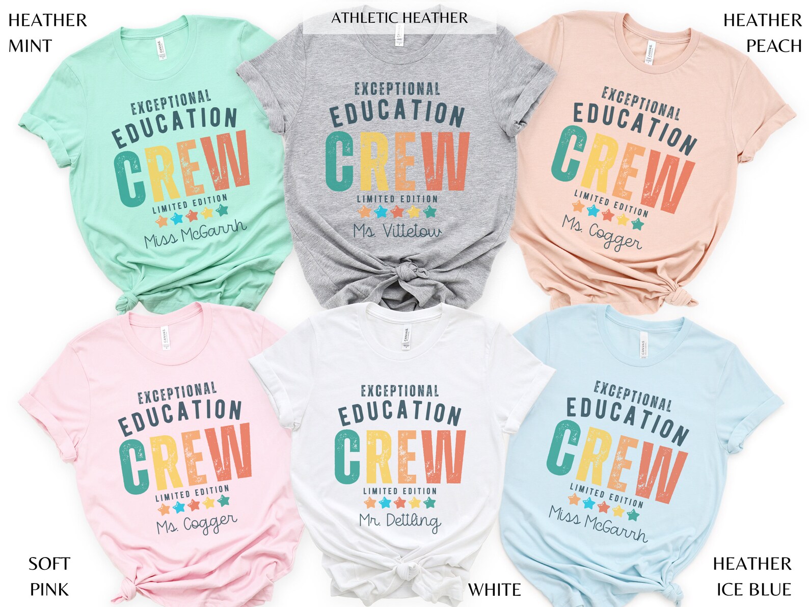 Special Education Teacher Crew Shirt, Exceptional Education Teacher ...