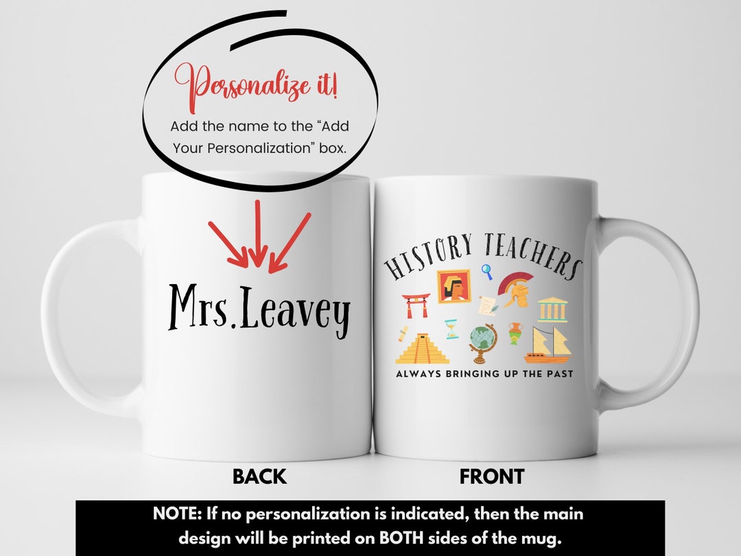 History Teacher Mug, Cute History Teacher Gift, Gift for Social Studies ...