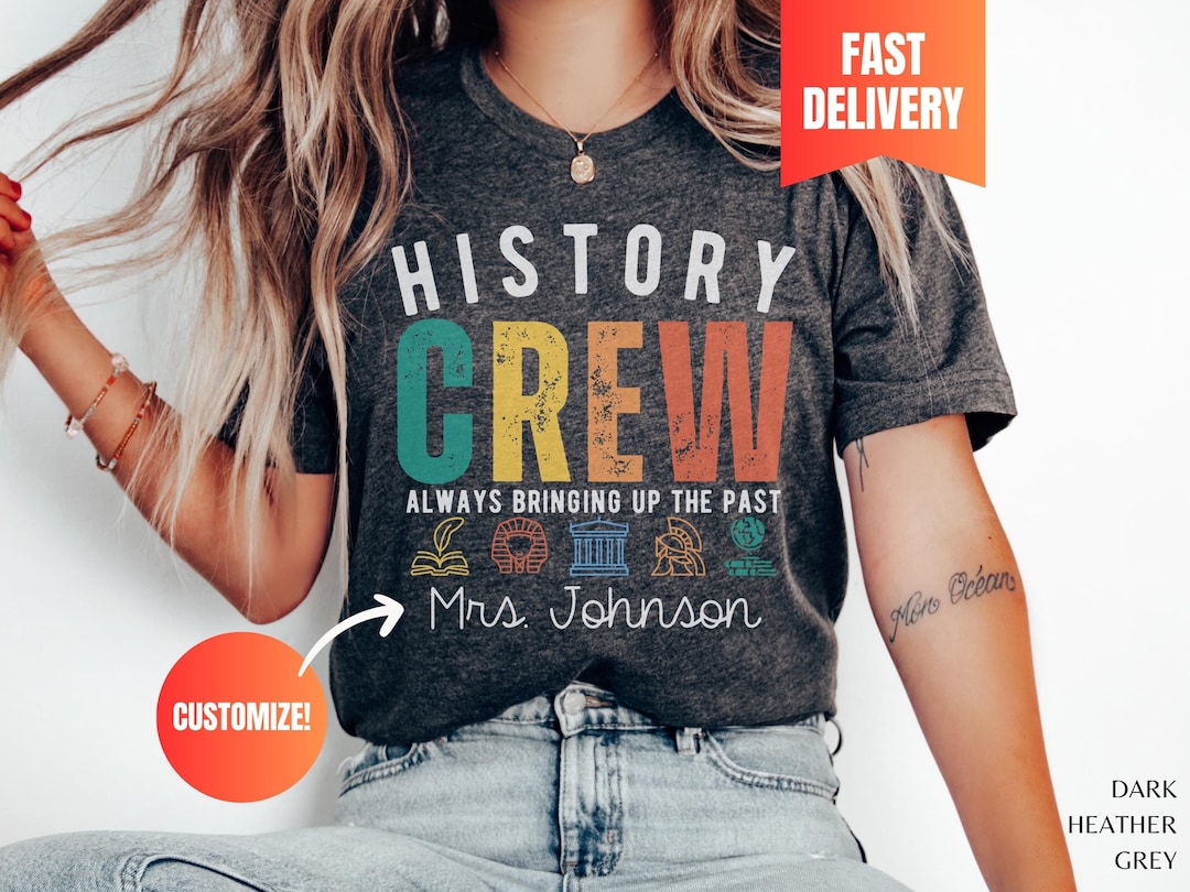 Custom History Teacher Shirt, Social Studies Teacher Tshirt, Teacher ...