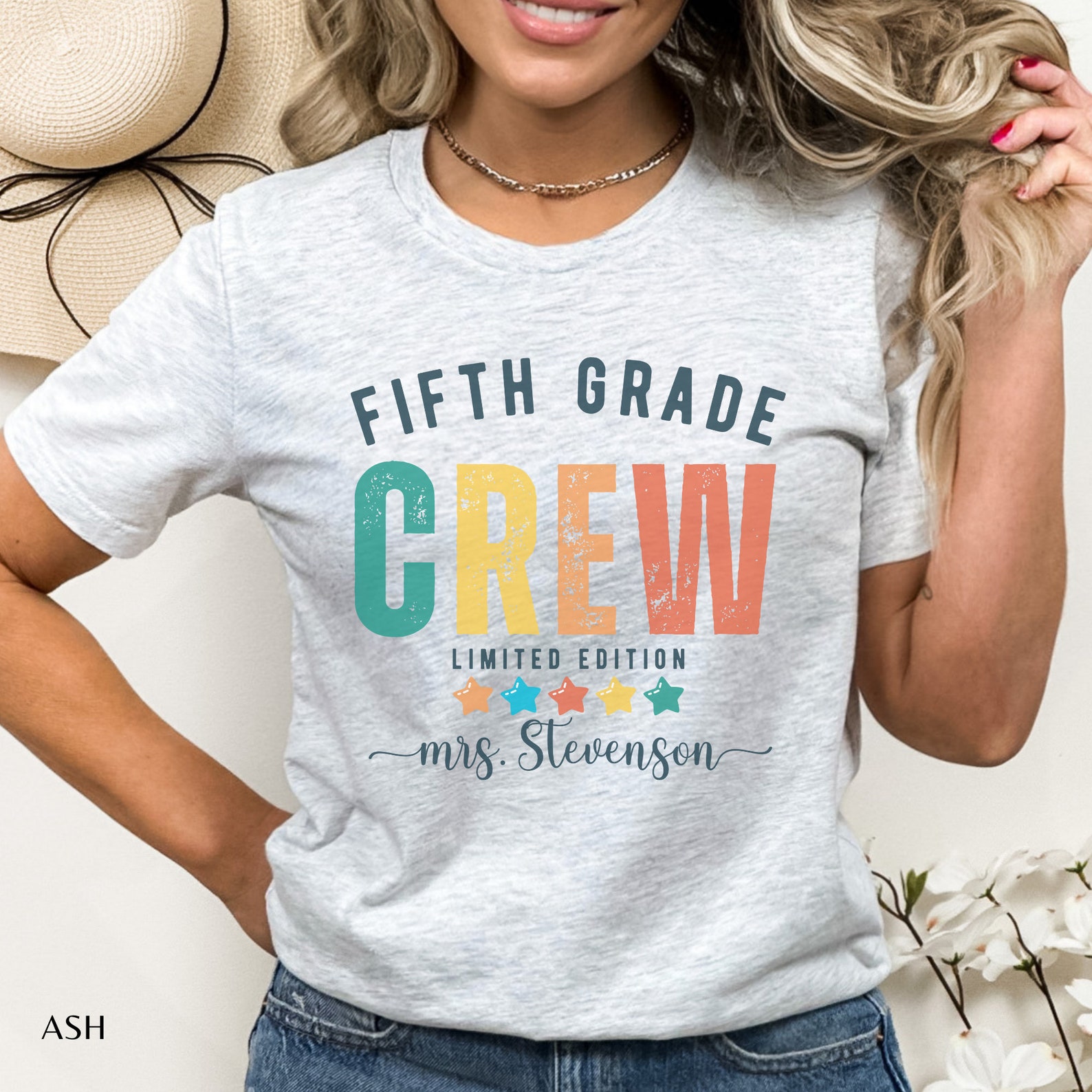 Fifth Grade Crew School Team Teacher Shirt for 5th Grade - Etsy
