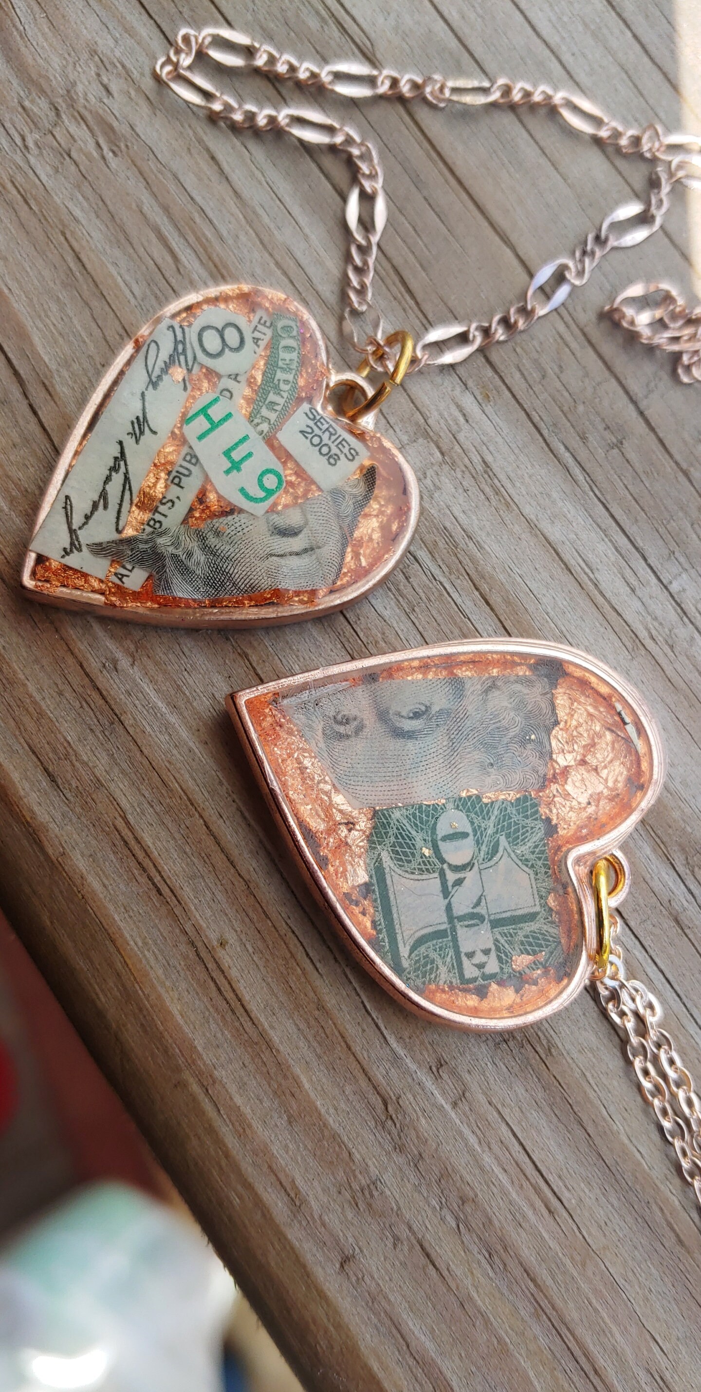 Money Pendant Necklaces | Etsy