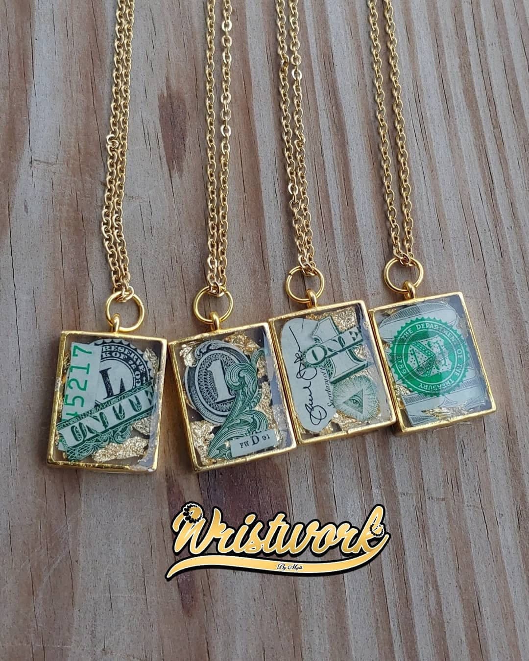 Money Pendant Necklaces - Etsy