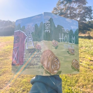Repurposed Hand Painted Bibles - Etsy