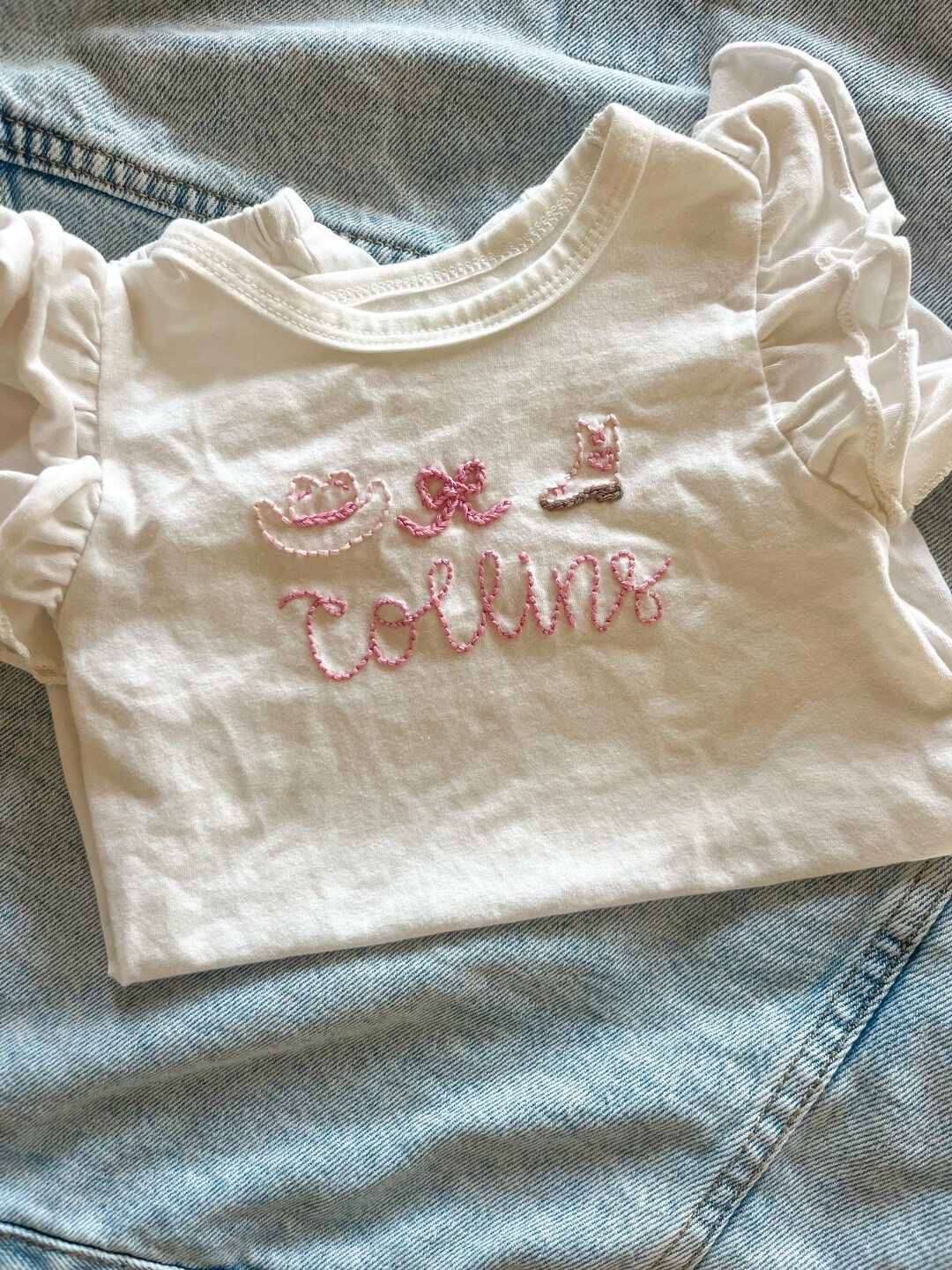 Hand Embroidered Custom Birthday Outfit - Etsy