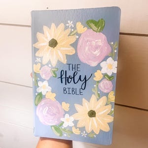 Repurposed Hand Painted Bibles - Etsy
