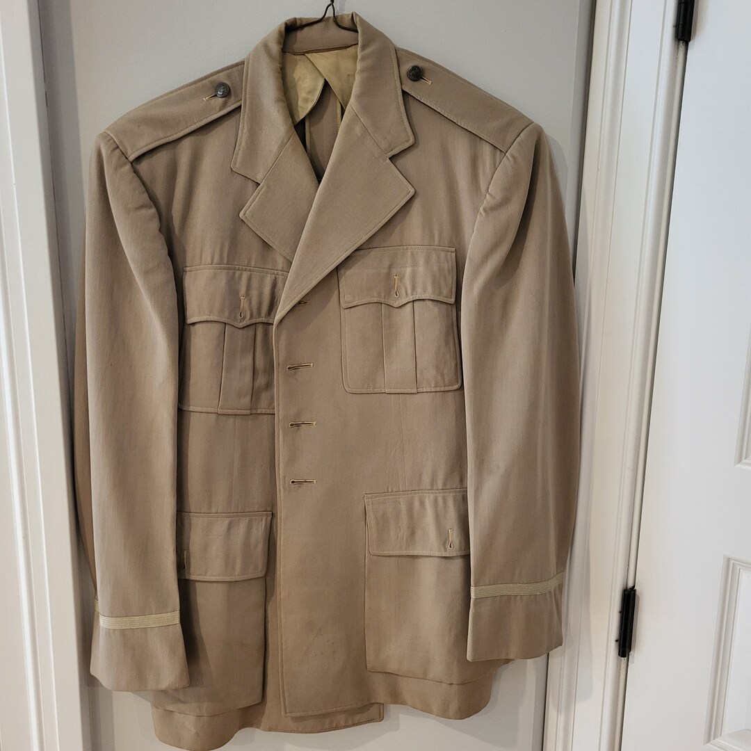 US Air Force Tan Service Dress Jacket Small - Etsy