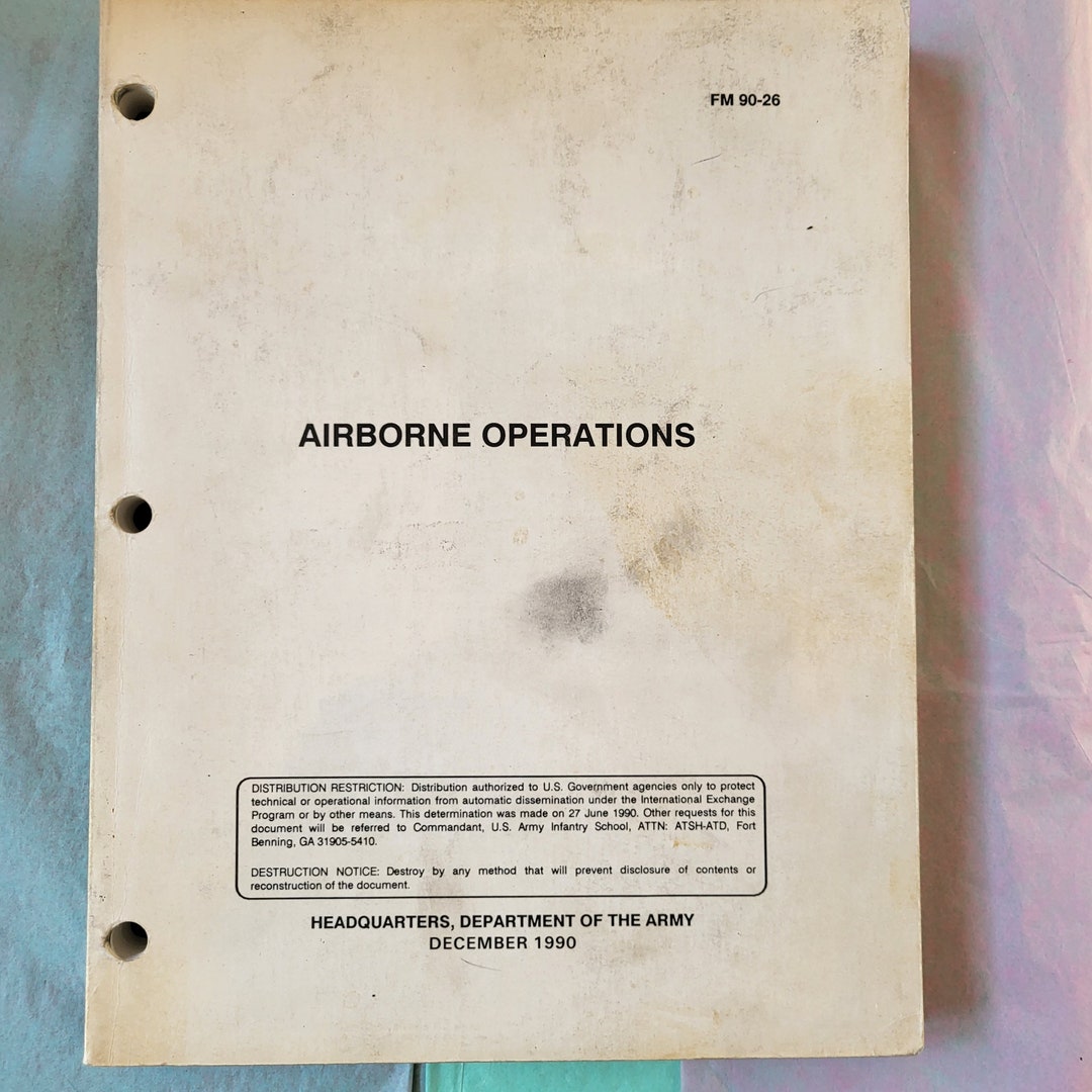 US Army FM 90-26 Airborne Operations 1990 - Etsy