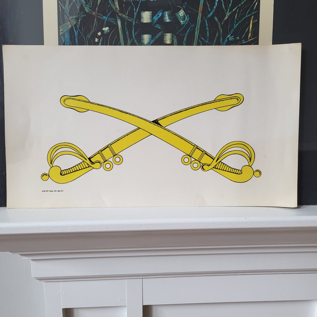 US Army Cavalry Branch Poster - Etsy