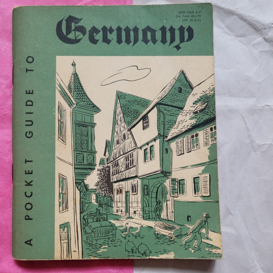 US Military Pocket Guide to Germany 1956 - Etsy
