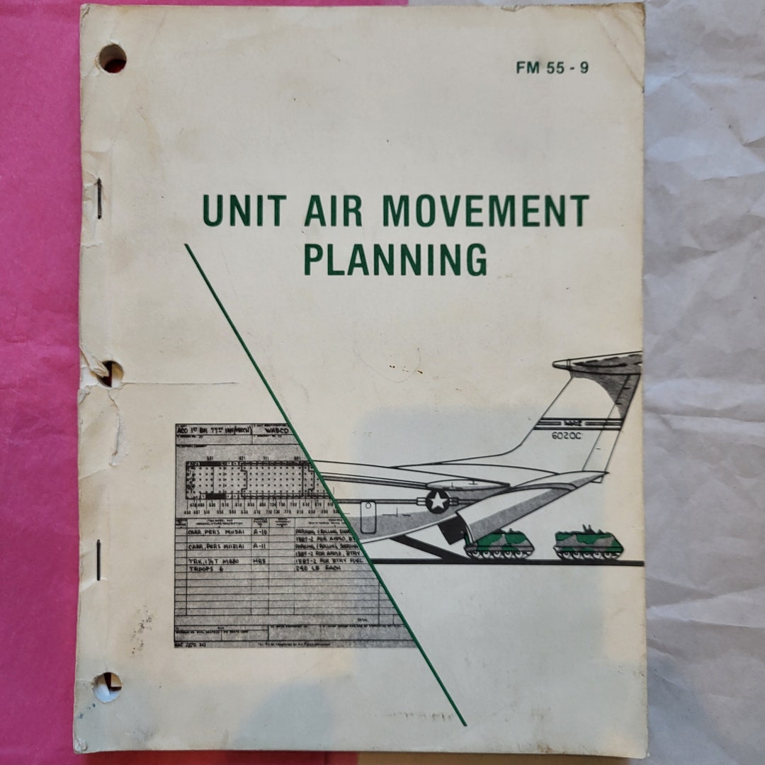 US Army FM 55-9 Unit Air Movement Planning - Etsy
