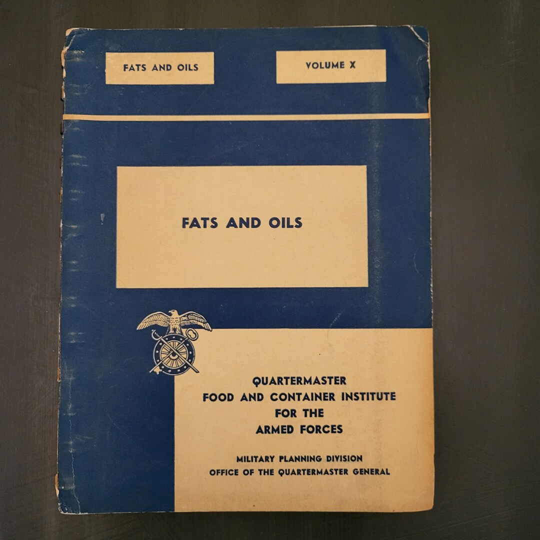 US Army Quartermaster Food Institute Book 1946 - Etsy