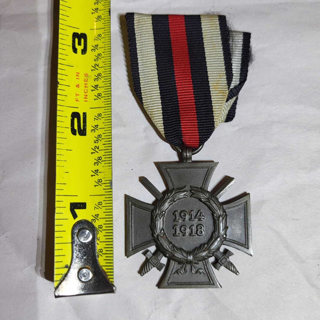 WWI German Honor Cross Medal With Swords Ribbon - Etsy