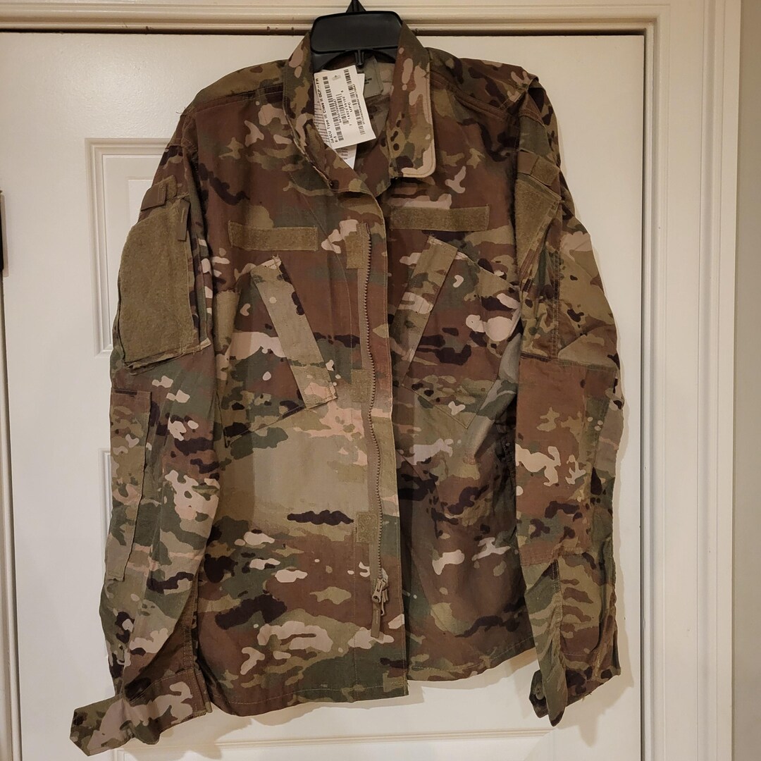 US Army Green Digital OCP Camo Jacket Medium Regular - Etsy