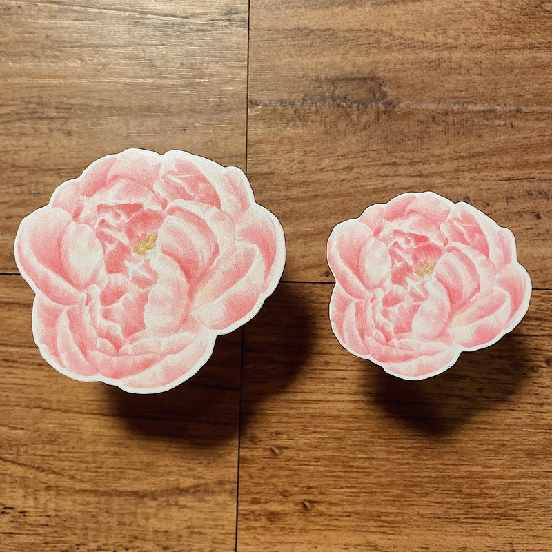 Peonies Stickers - Etsy