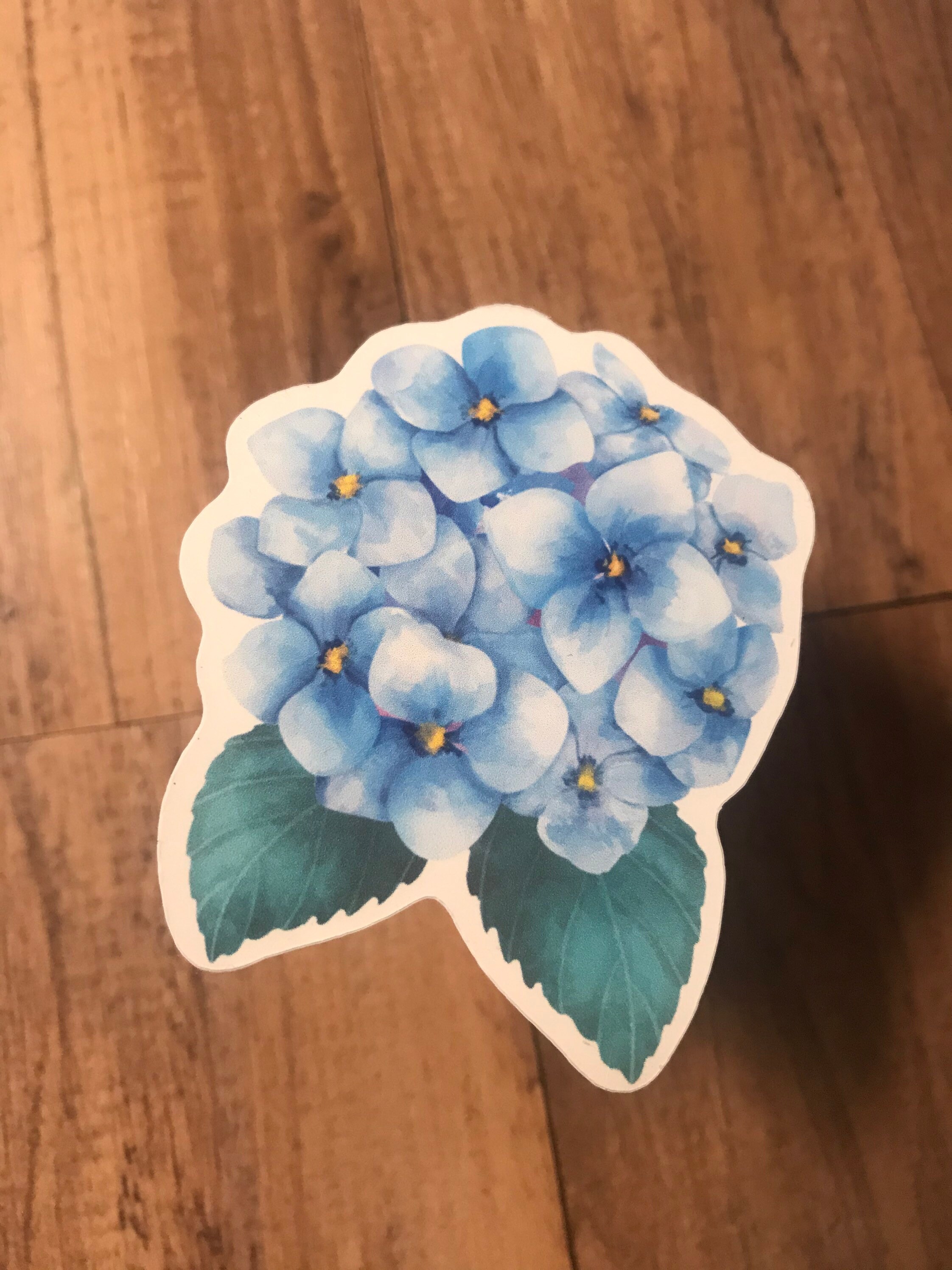 Hydrangea Sticker - Etsy