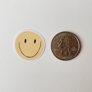 Mini Smiley Face Stickers - Etsy