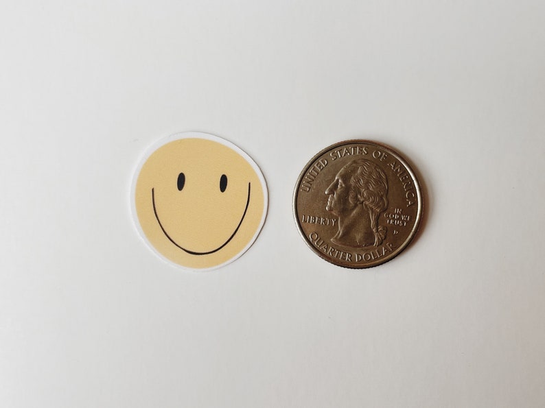 Mini Smiley Face Stickers - Etsy