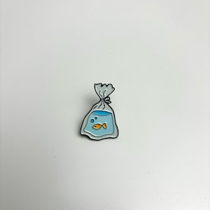 Mini Goldfish Enamel Pin - Etsy