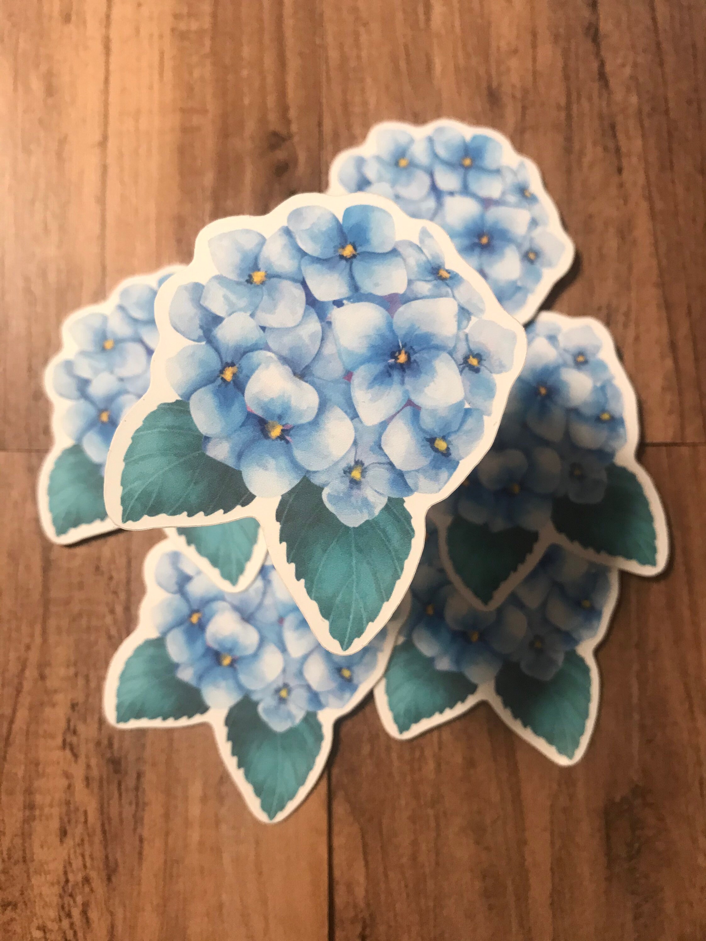 Hydrangea Sticker - Etsy