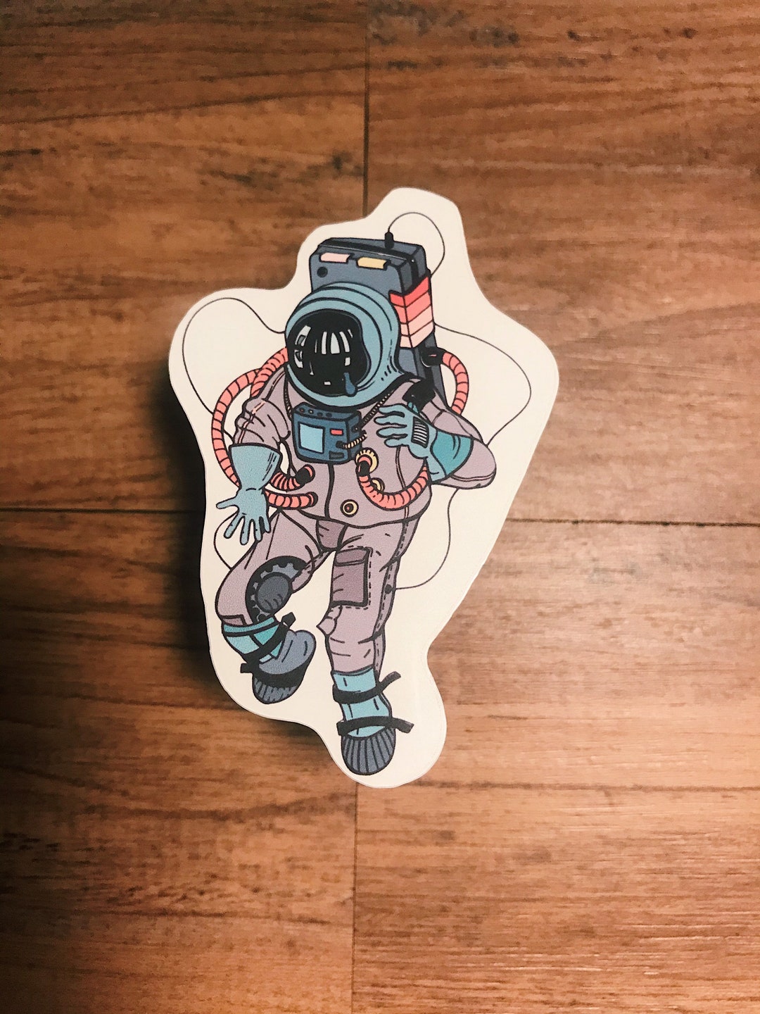 Astronaut Sticker L Spaceman Sticker - Etsy