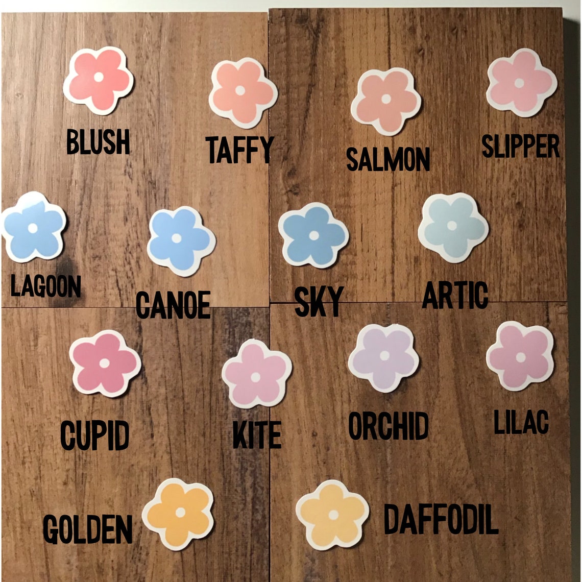 Mini Flower Stickers | Etsy