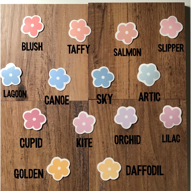 Mini Flower Stickers | Etsy