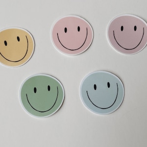 Mini Smiley Face Stickers - Etsy