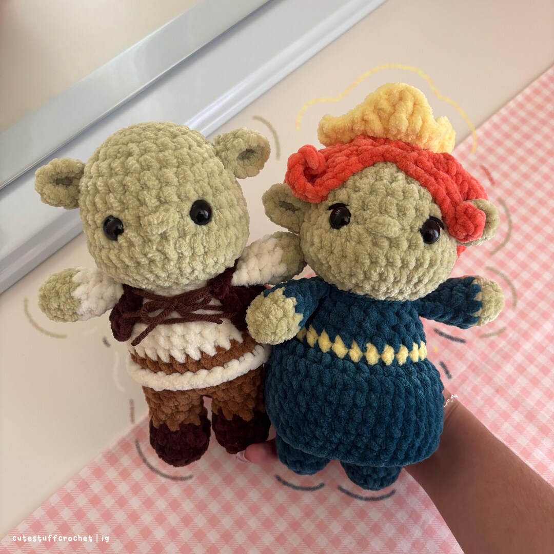 Ogre Couple Plushies Crochet Amigurumi - Etsy