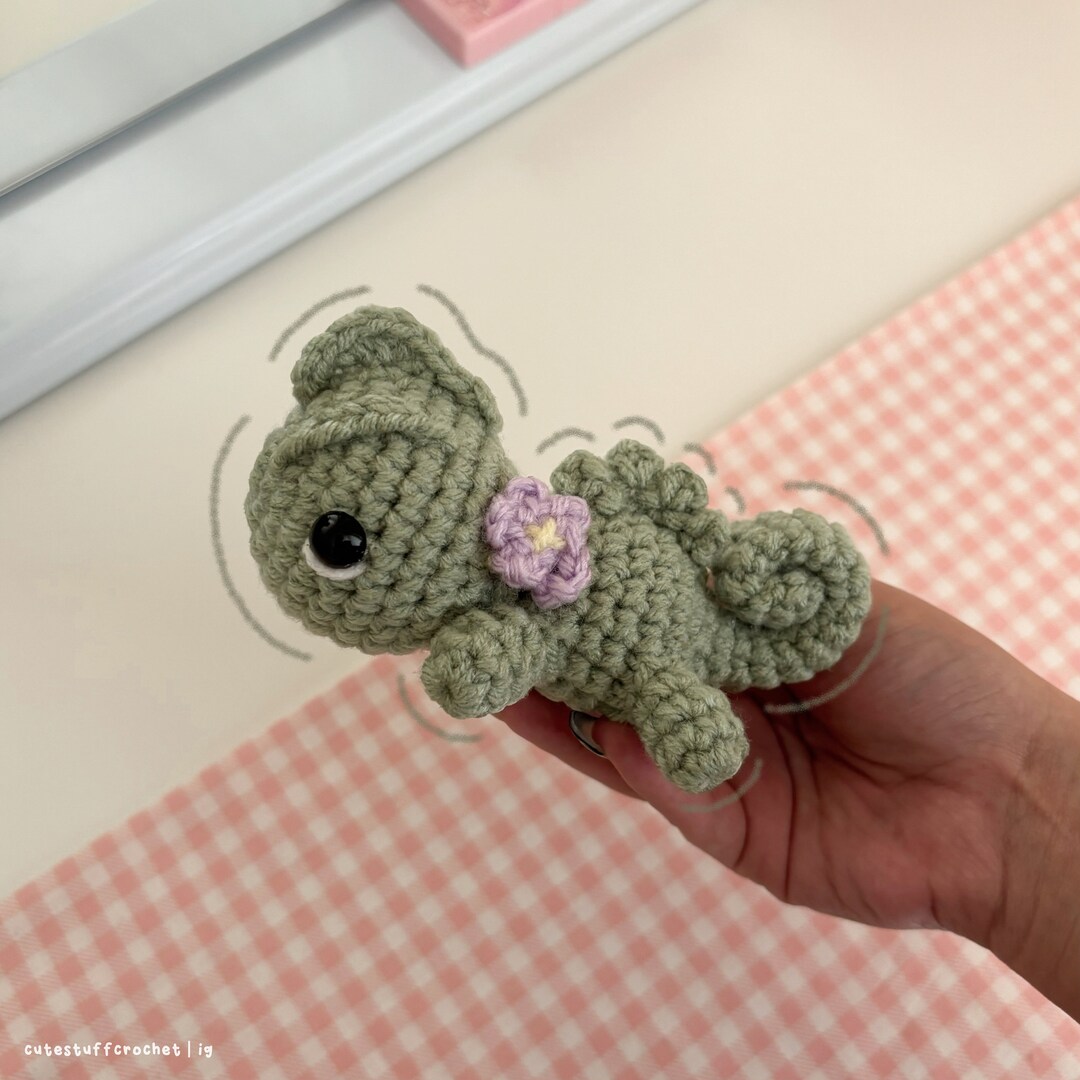 Tangled Pascal Plushie Crochet Amigurumi - Etsy