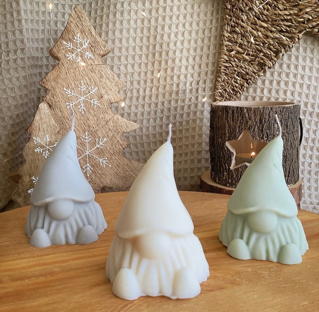 Gonk Candle/ Gnome Candle/ Christmas Candle/ Christmas Gift/ Christmas ...