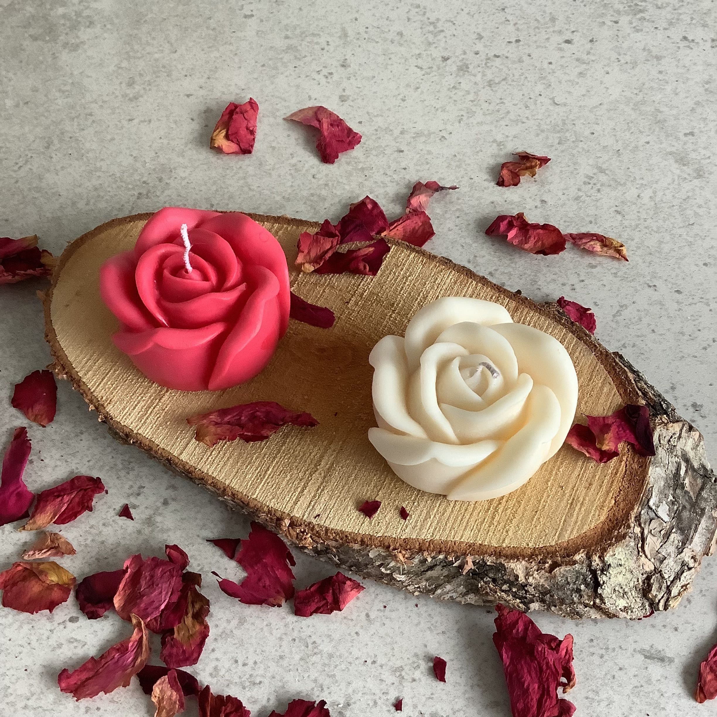 Valentines Rose Candle/ Rose Scented Candle/ New Candle/ - Etsy UK