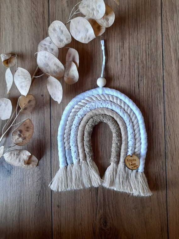 Macrame Rainbow boho wall art bohemian decor scandi nursery Art ...