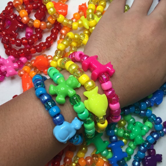 Animal Party Kandi Set Rainbowcore Kidcore Colorful Kandi - Etsy