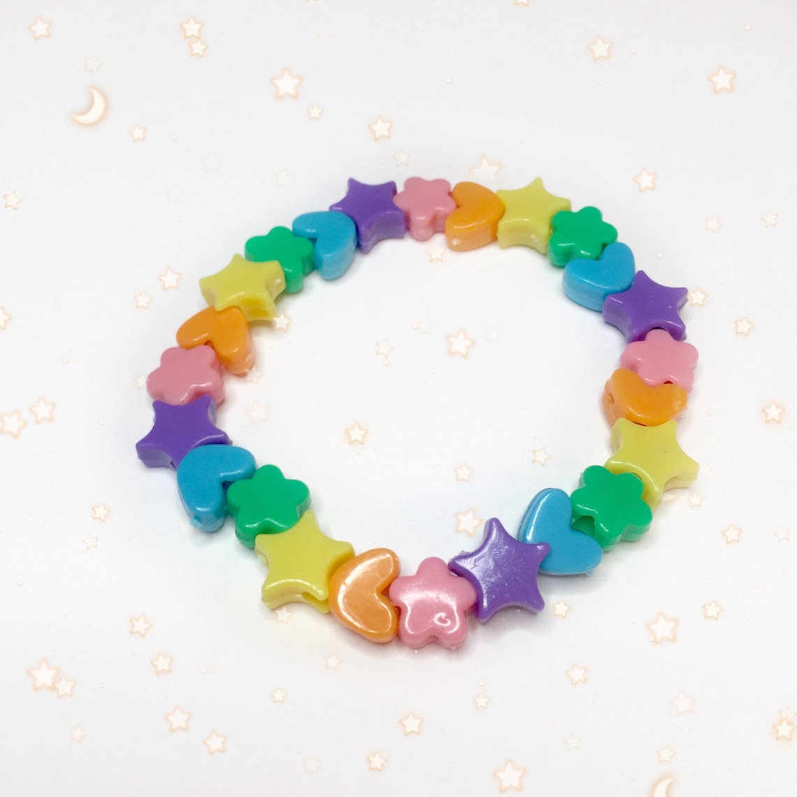 Kidcore Rainbow Shape Kandi Bracelets - Etsy