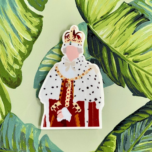 King George Hamilton Inspired Sticker - Etsy