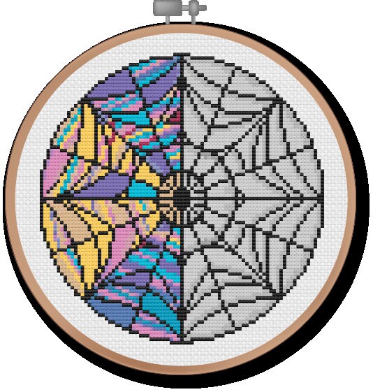 Wednesday Cross Stitch Pattern Digital / Wednesday and Enid Cross ...