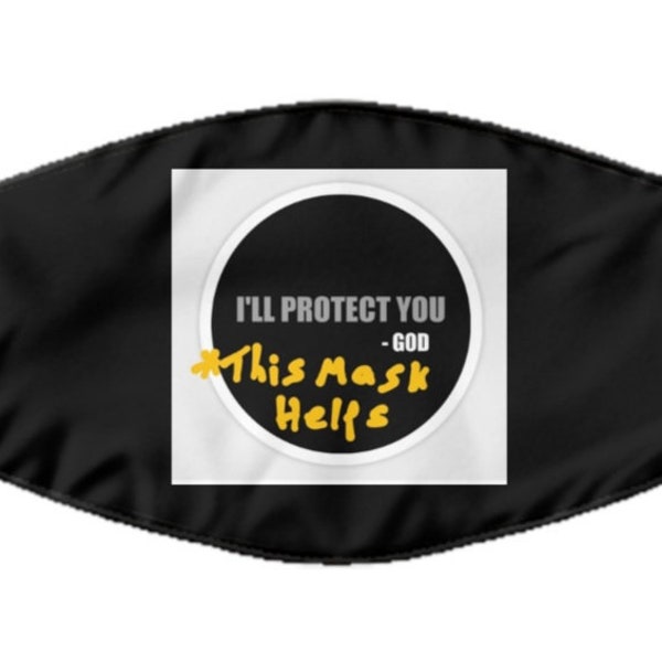 Jesus Face Mask - Etsy