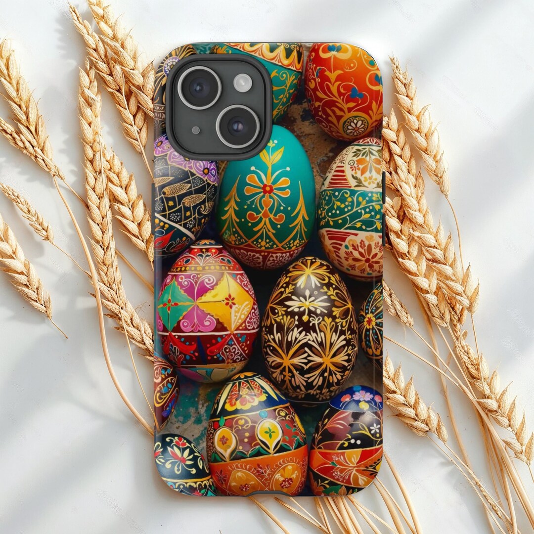 Traditional Pysanky Egg iPhone Case - Ukrainian Easter Egg Phone Cover ...