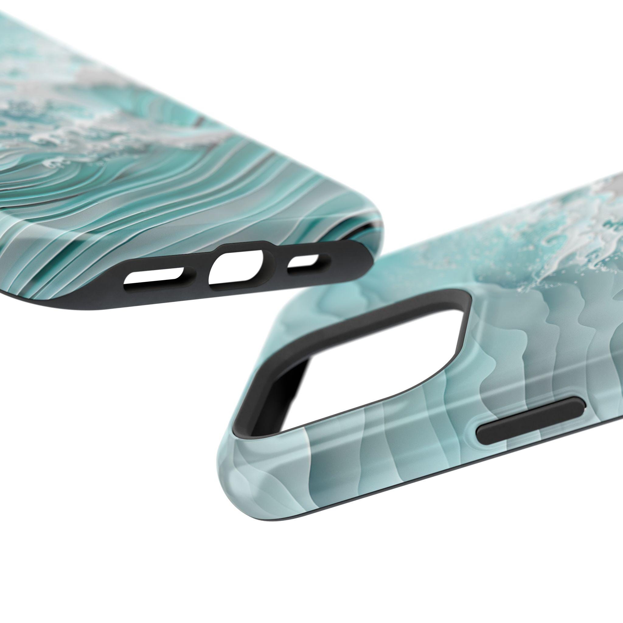 Ocean Waves Magsafe iPhone Case, Compatible With iPhone 17 Pro Max to ...