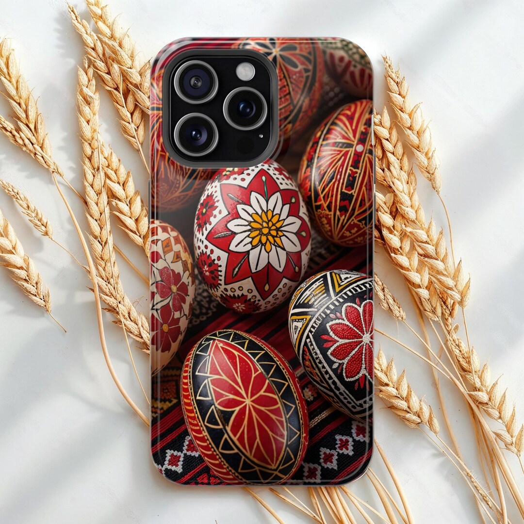 Traditional Pysanky Egg Magsafe iPhone Case - Ukrainian Easter Egg ...
