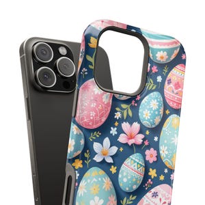 Easter Egg and Blossoms Magsafe Case, Cute Spring Phone Cover, Gift for ...