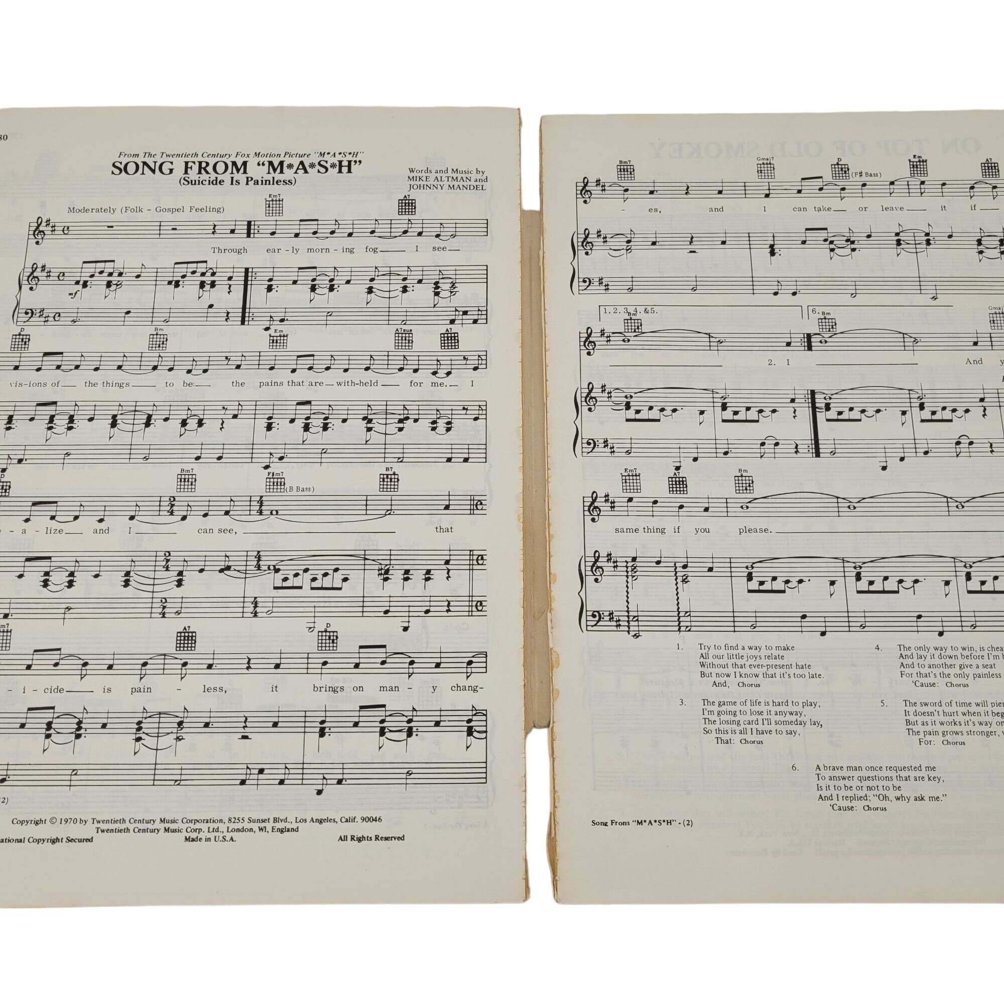 113 Popular Folk Songs Piano Vocal Chords Sheet Music See - Etsy