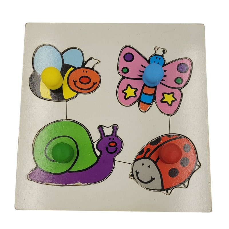Wooden Bug Puzzles - Etsy