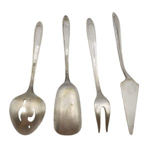 Vintage Meriden Silverplate Co. Serving Utensils First Lady Pattern Set ...