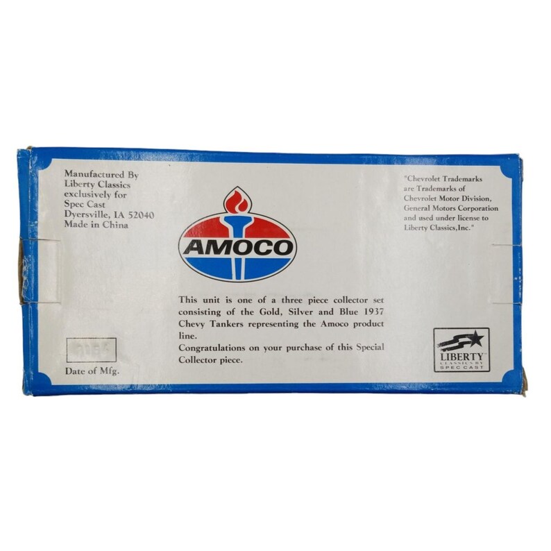 1937 Chevrolet Tanker Bank Die Cast Metal Limited Edition 1993 Amoco ...