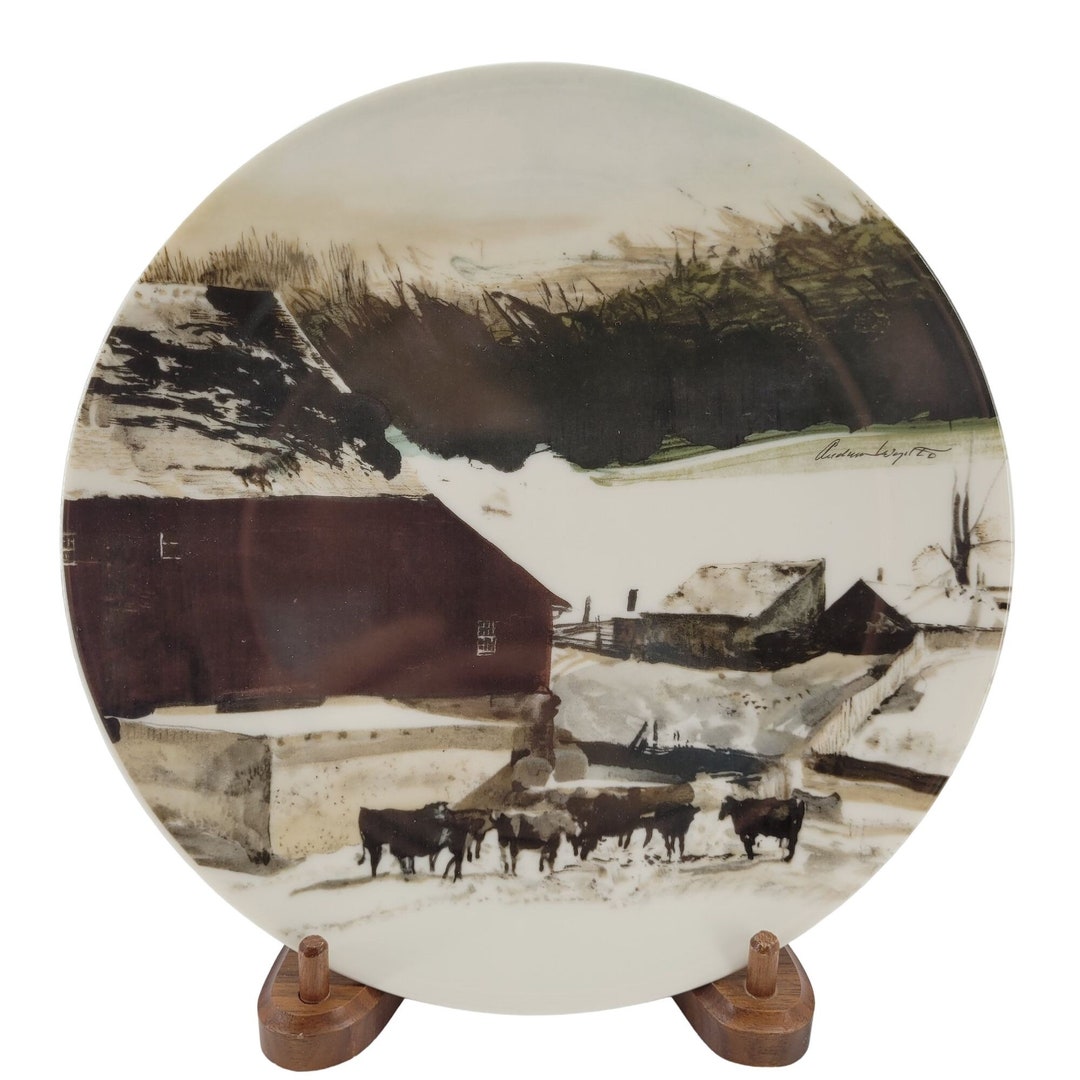 Andrew Wyeth the Kuerner Farm Collector Plate - Etsy