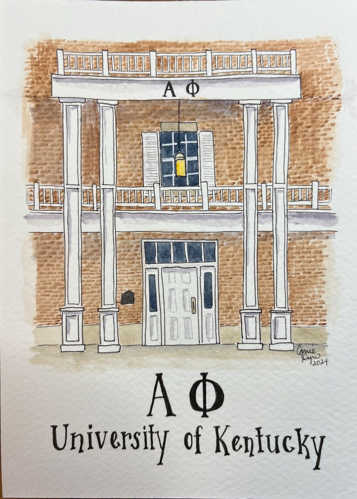 Custom Front Door Portrait - Etsy