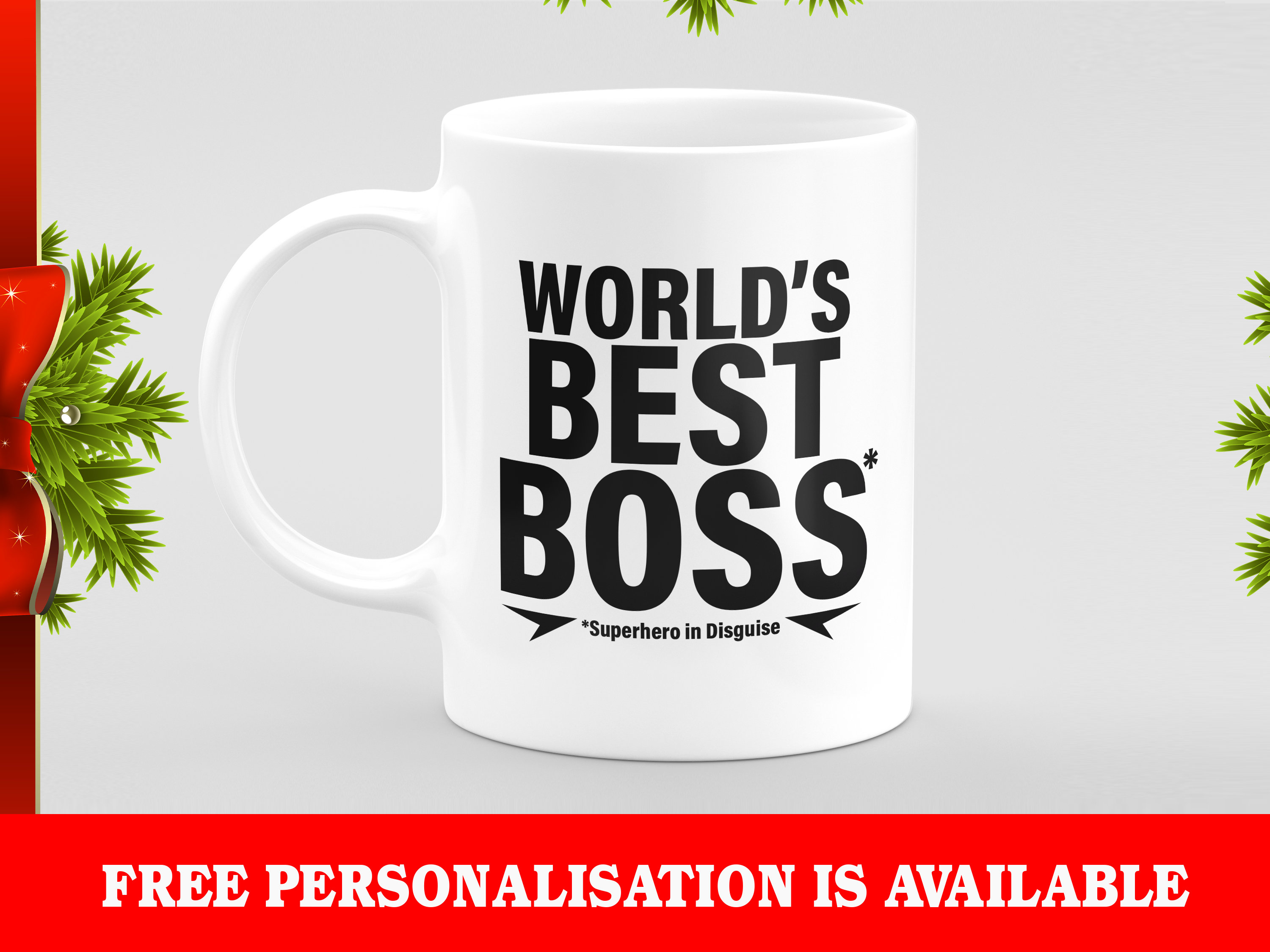 Personalised Mug Best Boss Ever Boss Mug Boss Manager Gift | Etsy