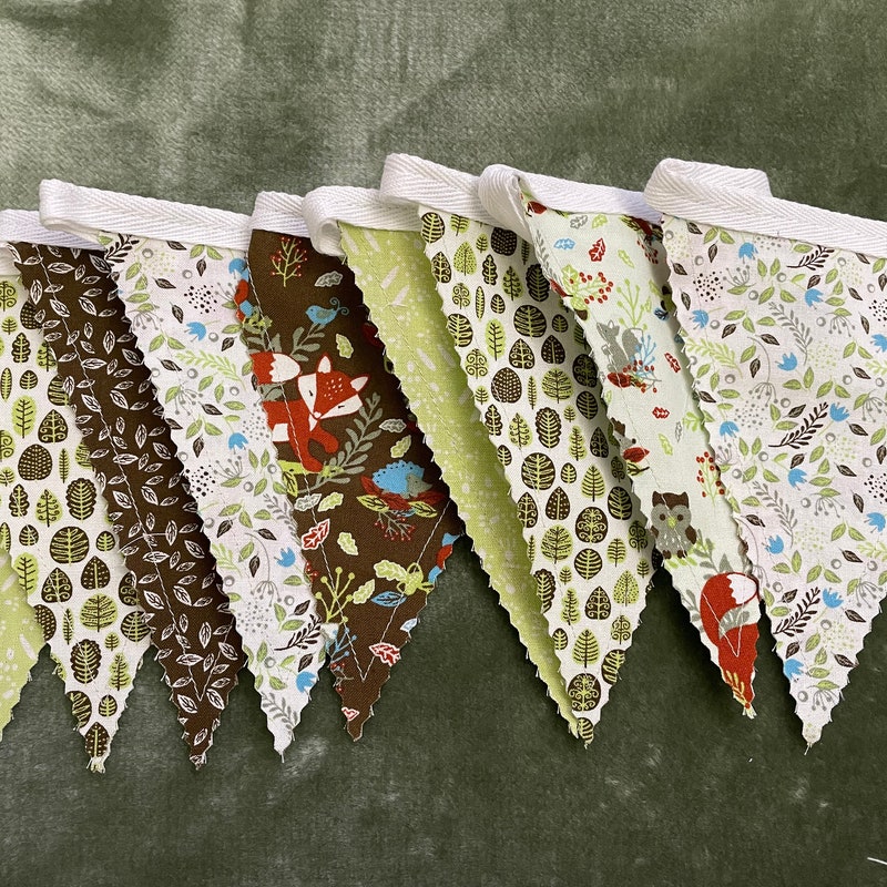 Woodland Bunting - Etsy